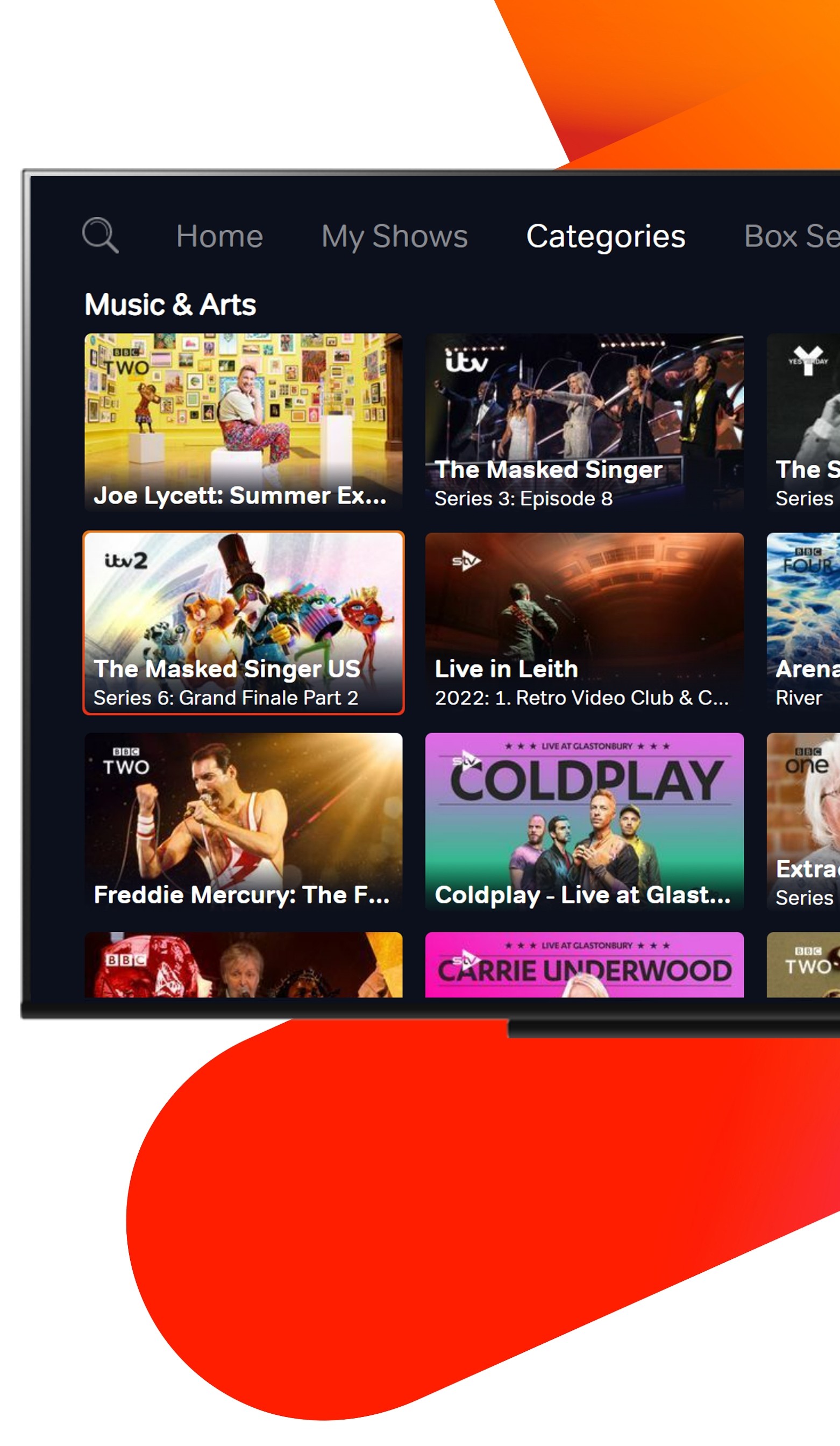 Music and arts on Freeview Play | Freeview